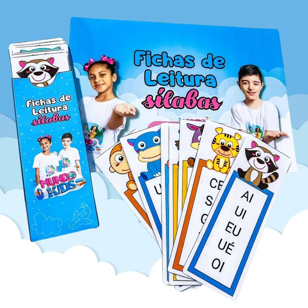 Fichas de leitura das sílabas | O lugar certo para aprender se divertindo